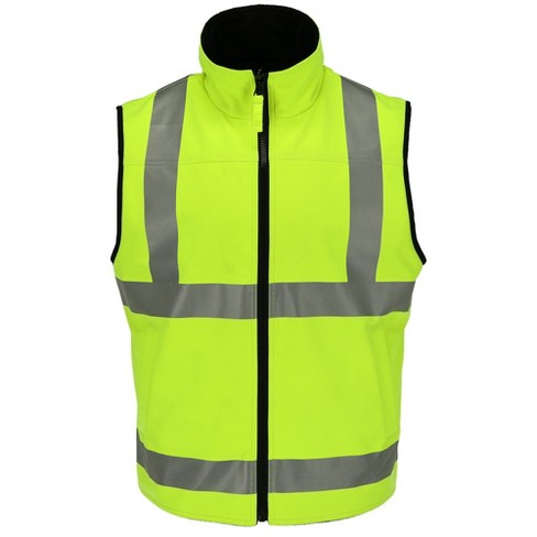 Refrigiwear Hi Vis Reversible Softshell Safety Vest - Ansi Class 2 High ...