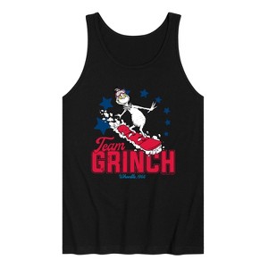 Men's The Grinch Team Grinch Graphic Tank Top - Black - Large : Target