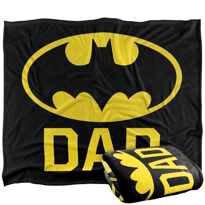 Batman Bat Dad Silky Touch Super Soft Throw Blanket 50" x 60" : Target