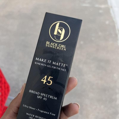 Black Girl Sunscreen Make It Matte Sunscreen - Spf 45 - 1.7 Fl Oz : Target