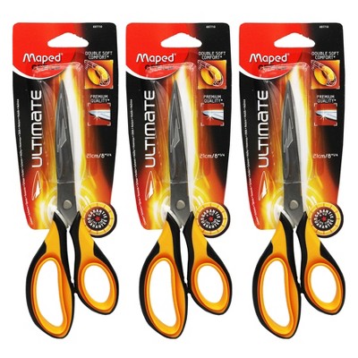 Jam Paper 8" Multi-purpose Precision Scissors - Orange : Target