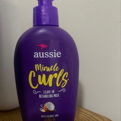 Aussie Miracle Curls With Coconut Oil Paraben Free Detangling Milk ...