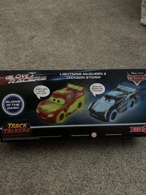 Disney Pixar Cars Track Talkers Glow Racers Lightning Mcqueen & Jackson ...