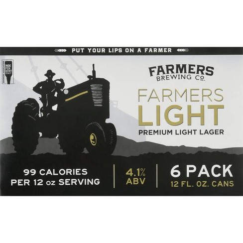 Farmers Brewing Co., Farmers Light, Light Lager - 12pk/12 Fl Oz : Target