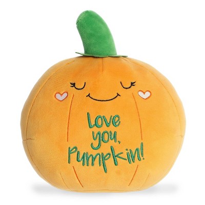Aurora Small Love You Pumpkin Just Sayin' Spooky Stuffed Animal Orange ...