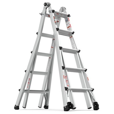 Lift Ladders 22 Foot Reach Adjustable 5 In 1 Multi Position Lightweight ...