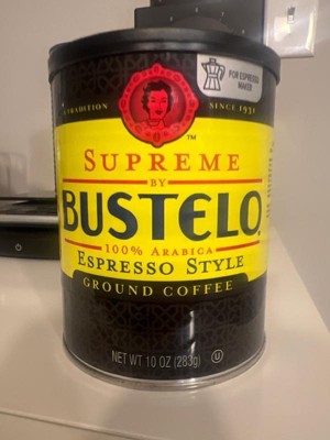Cafe Bustelo Supreme Espresso Dark Roast Ground Coffee - 10oz : Target