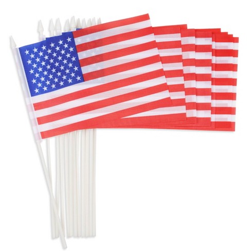Yescom 5"x8" American Stick Flag Handheld Mini Us Independence Day ...