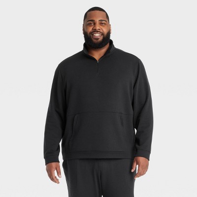 Men's Big Mesh Spacer 1/2 Zip Top - All In Motion™ Black 3xl : Target