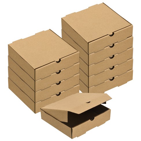 Unique Bargains Square Corrugated Cowhide Paper Mini Storage Cookie ...