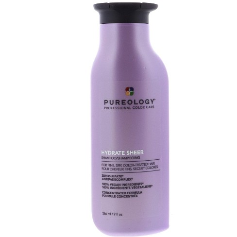 Pureology Hydrate Sheer Shampoo 9 Fl Oz / 266ml Lightweight Hydration ...
