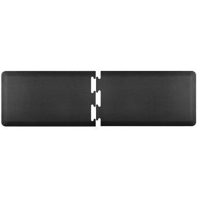 Wellnessmats Puzzle Piece Collection Runner Series Black Mat Set, 8 ...