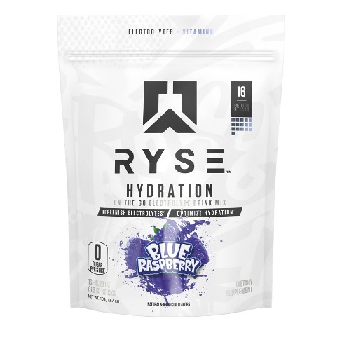 Ryse Core Hydration Electrolyte Supplement Powder - Blue Raspberry : Target