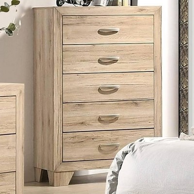 32" Miquell Decorative Storage Drawer Natural - Acme Furniture: Wood ...