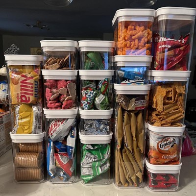 42pc (set Of 21) Food Storage Canister Set Clear - Brightroom ...