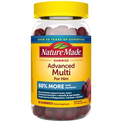 Nature Made Multivitamin For Him 50+ Tablets - 90ct : Target