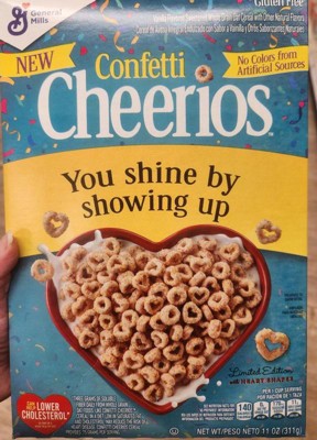 Cheerios Confetti Family Size Breakfast Cereal - 19oz : Target