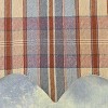 RLF Home Tartan Plaid Regal Window Valance 100% Cotton Lined Rod Pocket ...