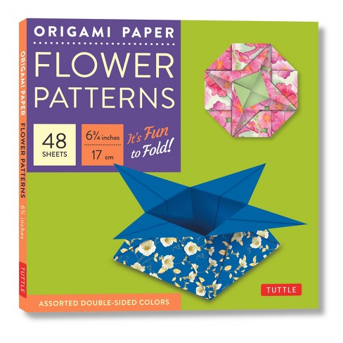 Origami Paper 6 3/4 (17 Cm) Flower Patterns 48 Sheets - (tuttle ...