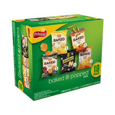 Frito-lay Variety Pack Baked & Popped Mix- 18ct : Target