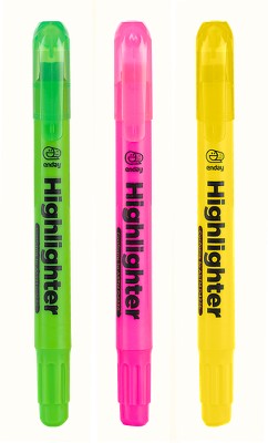 Enday Fluorescent Gel Highlighter, 3 Pack : Target