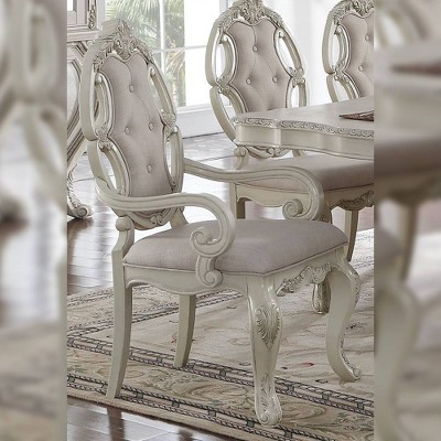 Set Of 2 Jeremy Double Dining Chairs White - International Concepts ...