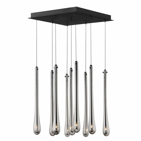 Et2 Lighting Stillo 9 - Light Pendant In Black : Target