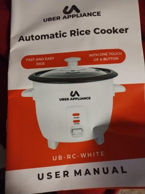 Uber Appliance Rapid Rice Cooker 6 Cup Capacity : Target
