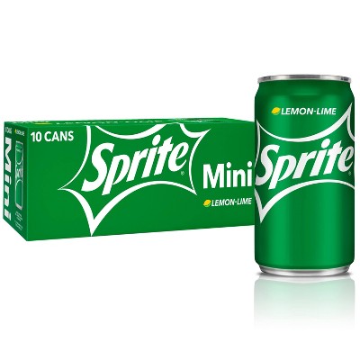 Sprite - 10pk/7.5 Fl Oz Mini-cans : Target