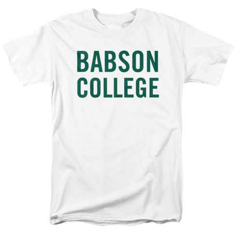 Babson College Official Stacked Unisex Adult T-shirt, Silver, Medium ...