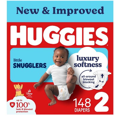 Huggies Little Snugglers 168 Count/Size1 Disposable Diapers + 148 Count ...