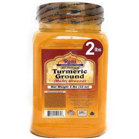 Turmeric (haldi) Root Powder (high Curcumin) - 32oz (2lbs) - Rani Brand ...