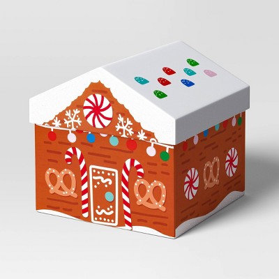 Wrapables Xmas Gingerbread House Gift Boxes & Tags 10pcs : Target