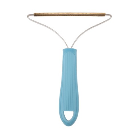 Unique Bargains Portable Triangle Pet Hair Remover Light Blue 1 Pc : Target