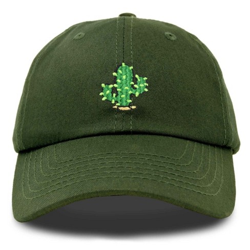 Dalix Cactus Embroidered Cap Cotton Succulent Baseball Hat Plant ...