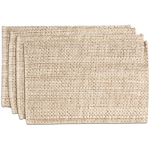 Two Tone Cotton Woven 13x19 Placemat Sets By Sweet Home Collection ...