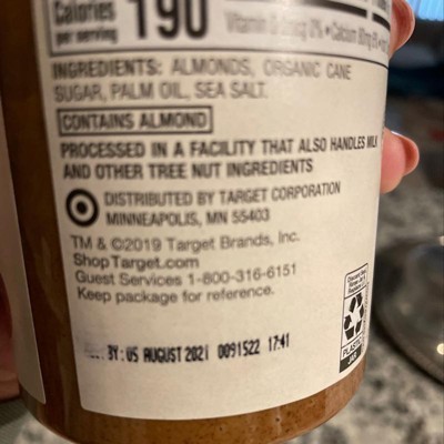 No Stir Creamy Almond Butter 16oz - Good & Gather™ : Target