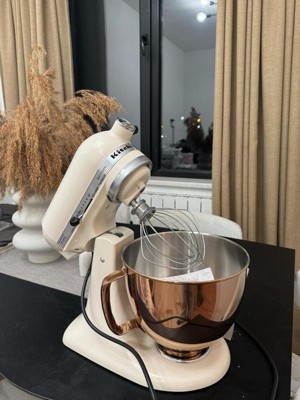 Kitchenaid 5qt 10-speed Stand Mixer With Copper Bowl Fresh Linen ...