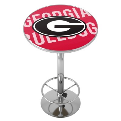 University Of Georgia Wordmark Bar Table With Footrest : Target
