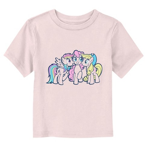 My Little Pony: Friendship Is Magic Colorful Trio T-shirt - Light Pink ...