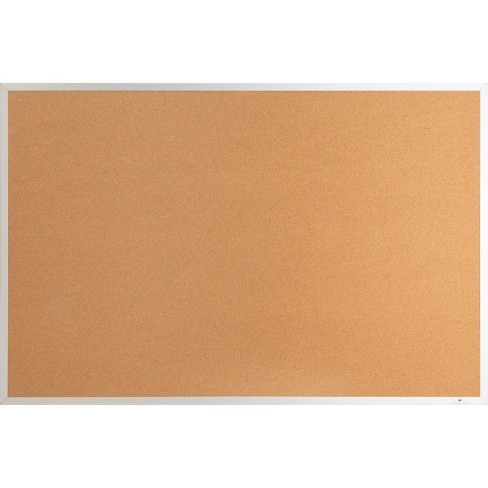 Lorell Cork Board 1 2 Thick 2 x1 1 2 Aluminum Frame 19763 Target