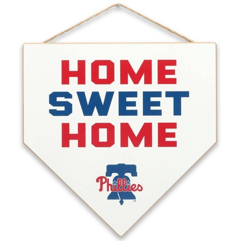Mlb Philadelphia Phillies Home Sweet Home Hanging Wood Wall Decor : Target
