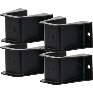 IRIS Plastic Anti-Tip Shelf Wall Bracket Anchors, Fits up to 1.75 ...