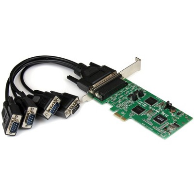 Startech 4 Port Pci Express Pcie Serial Combo Card 2 X Rs232 2 X Rs422 ...