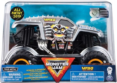 Monster Jam Official Max D Monster Truck, Die-cast Vehicle 1:24 Scale ...