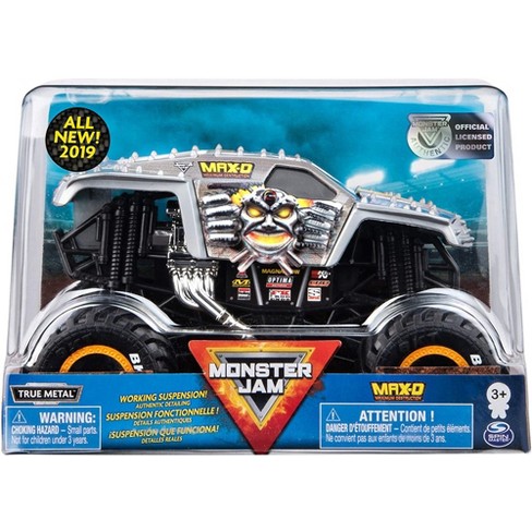 Monster Jam Official Max D Monster Truck, Die-cast Vehicle 1:24 Scale ...