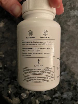 Thorne B-complex #12 - Vitamin B Complex With Active B12 And Folate ...