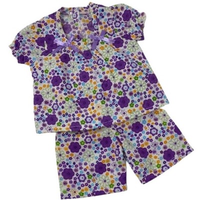 Doll Clothes Superstore Purple Flower Pajamas Fit Cabbage Patch Kid ...