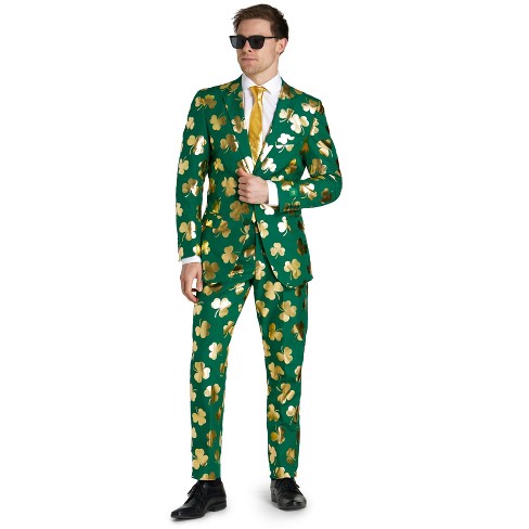 Opposuits Men's Suit - St. Patrick's Day Suit - Mr. Clover Clover ...