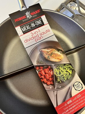 Nordic Ware 3-in-1 Divided Sauté Pan : Target